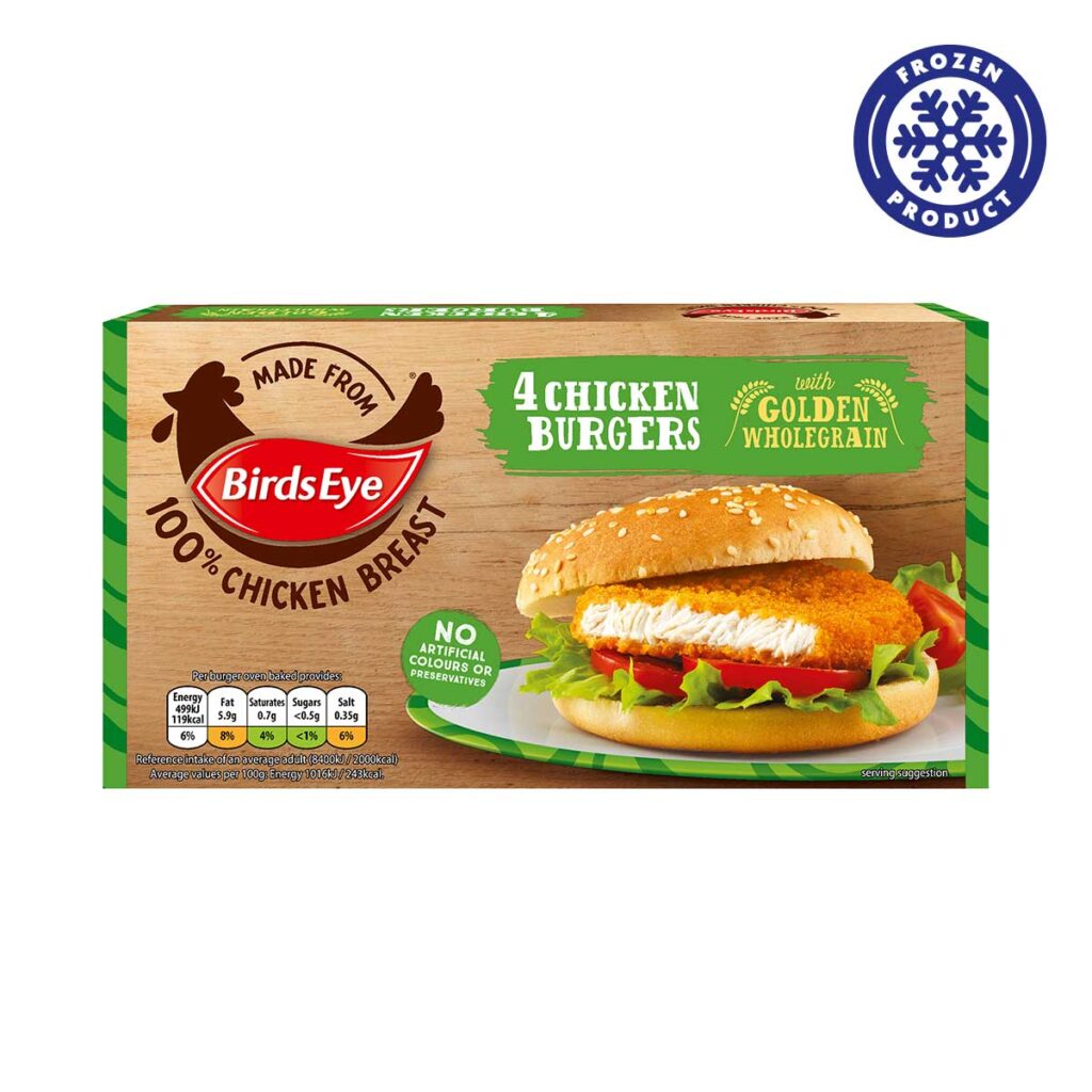 Birds Eye 4 Chicken Burgers 200g | Heron Foods