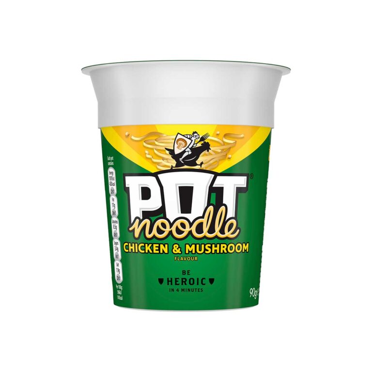 Pot Noodle Chicken & Mushroom 90g | Heron Foods